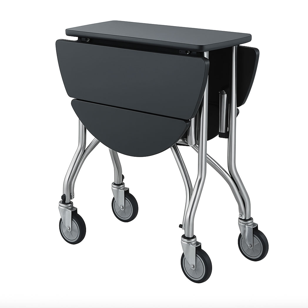 Mobile Drop Leaf Banquet Table & Room Service Trolley